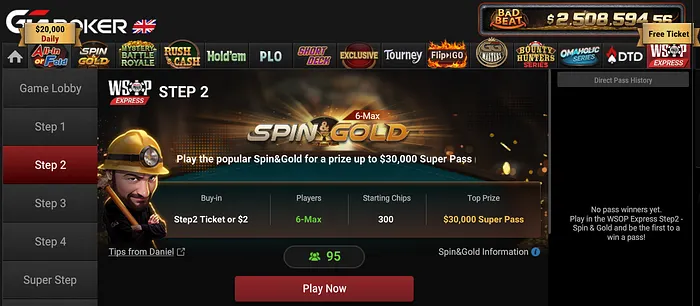 GGPoker | WSOP Express (Path to WSOP) | PokerNews